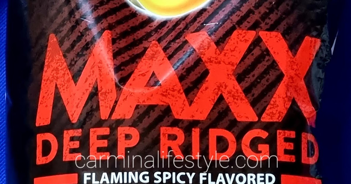 Lay's Maxx Deep Ridge Flaming Spicy Flavored Potato Chips