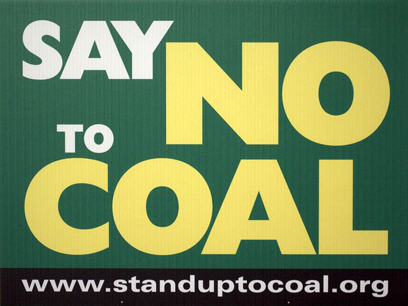Salt Fork Friends: Stand Up To Coal - Yard Signs