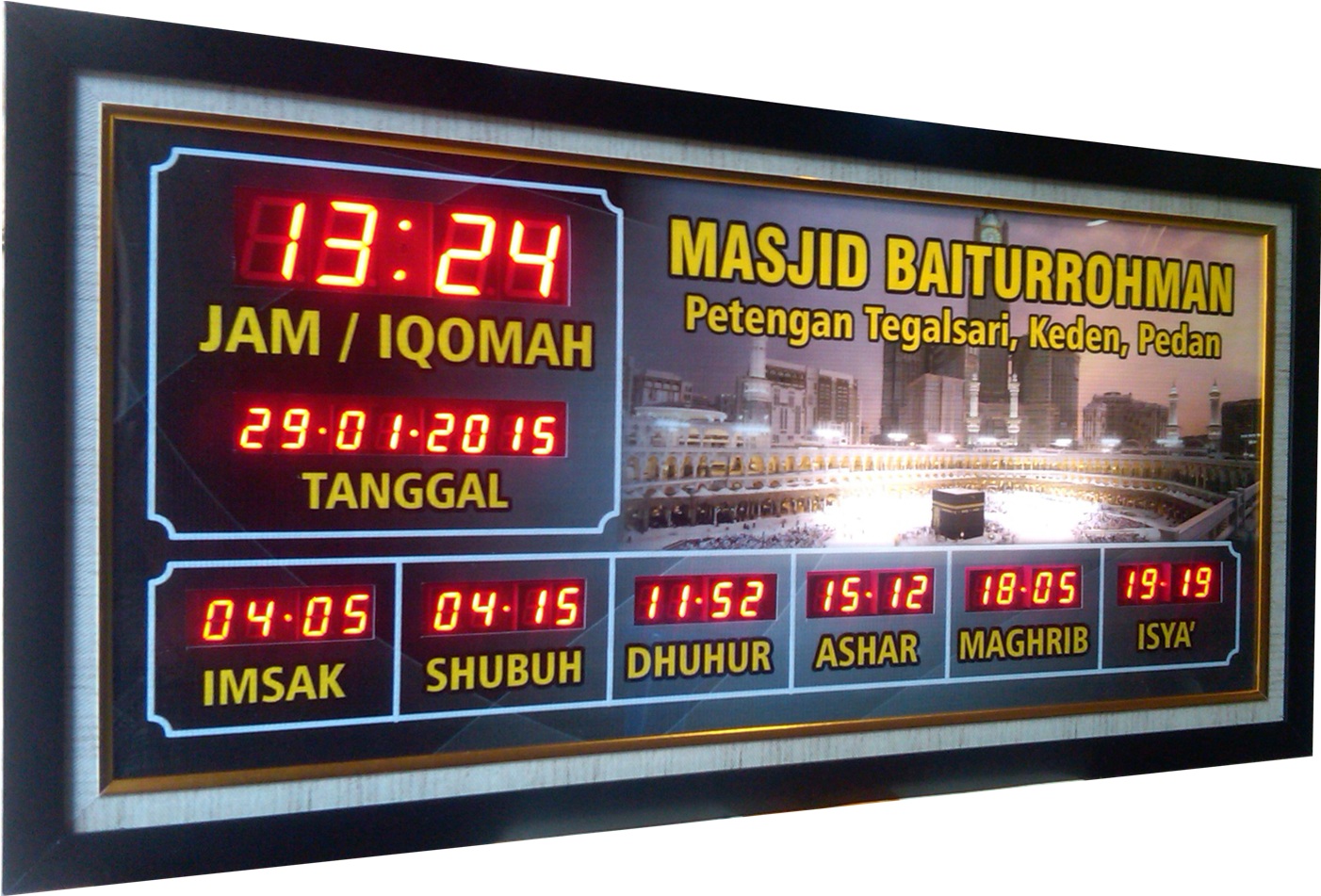 Detik Jam Digital Masjid: Cara Kerja Jam Digital Masjid Otomatis