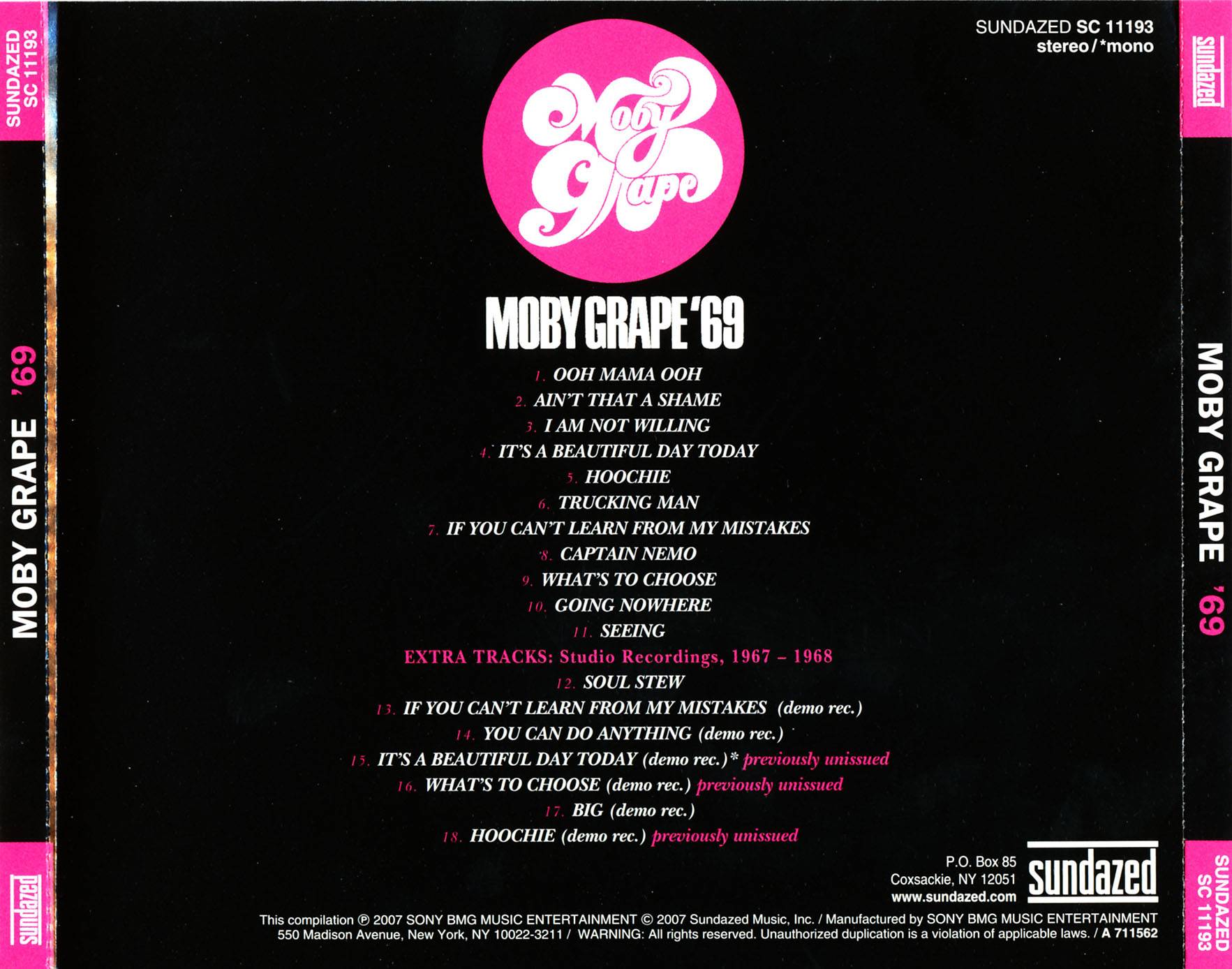 Classic Rock Covers Database: Moby Grape - Moby Grape '69 (1969)