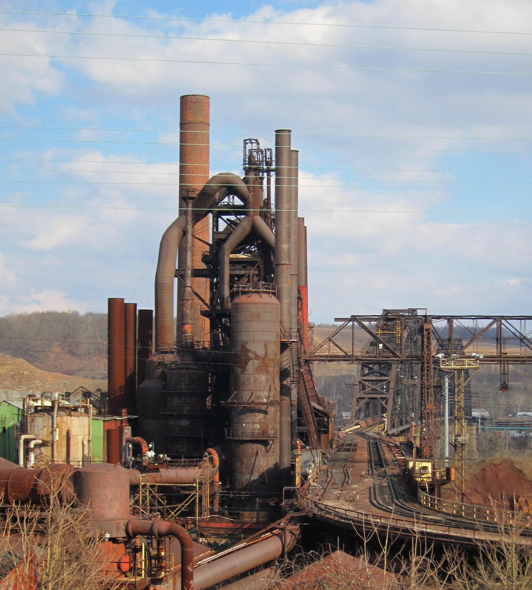 Industrial History: 1917 NS/Wheeling-Pittsburgh Steel Bridge over Ohio ...