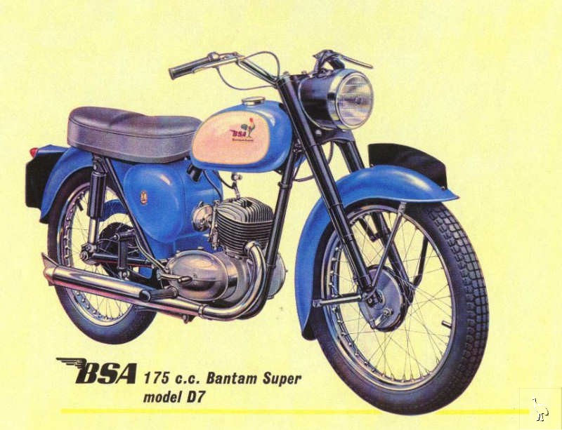 Bsa Bantam Blog!: model D7 Ad