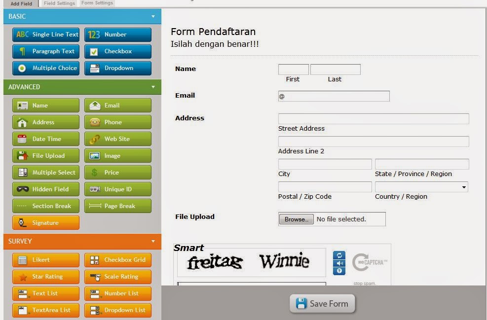 Cara mudah dan cepat membuat form registrasi di blog atau website ...