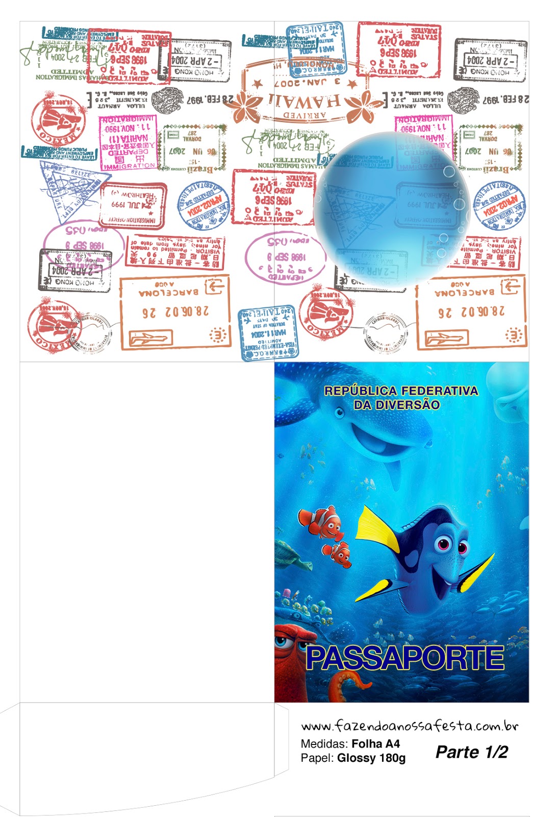 Finding Dory: Free Party Printables. - Oh My Fiesta! in english