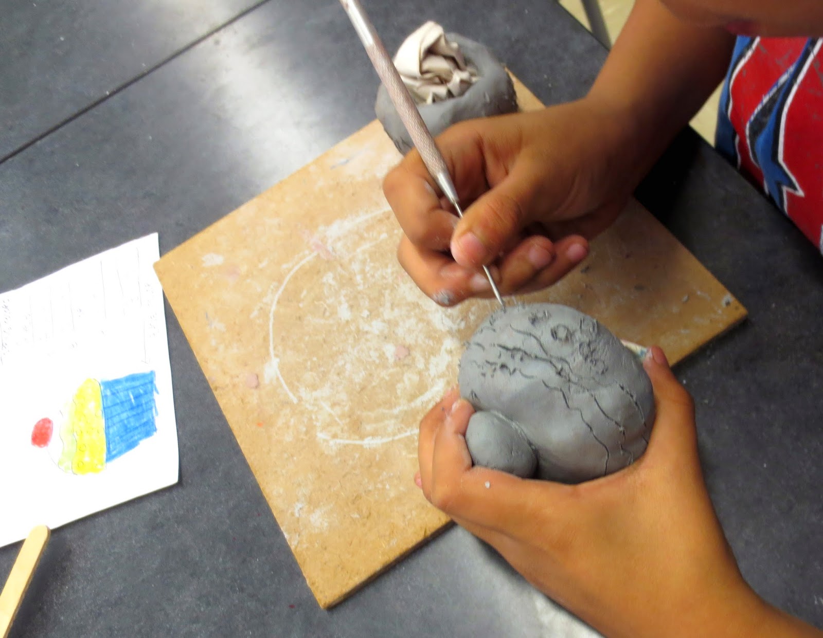Zilker Elementary Art Class: 4th Grade Clay Cupcake Sculptures