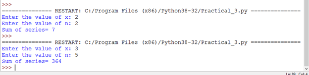 TGTPGTCS: Practical 3: Write a program in Python to input the value of ...