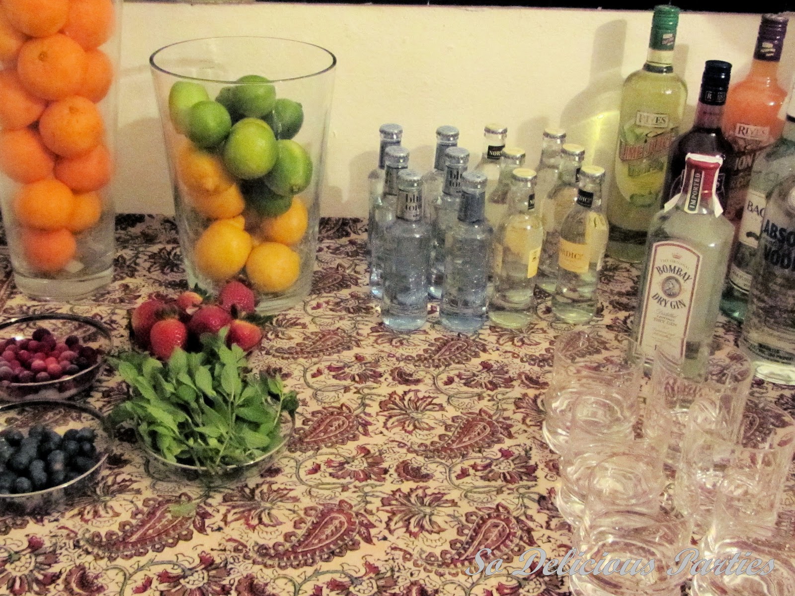 SO DELICIOUS PARTIES: BARRA DE COCTELES