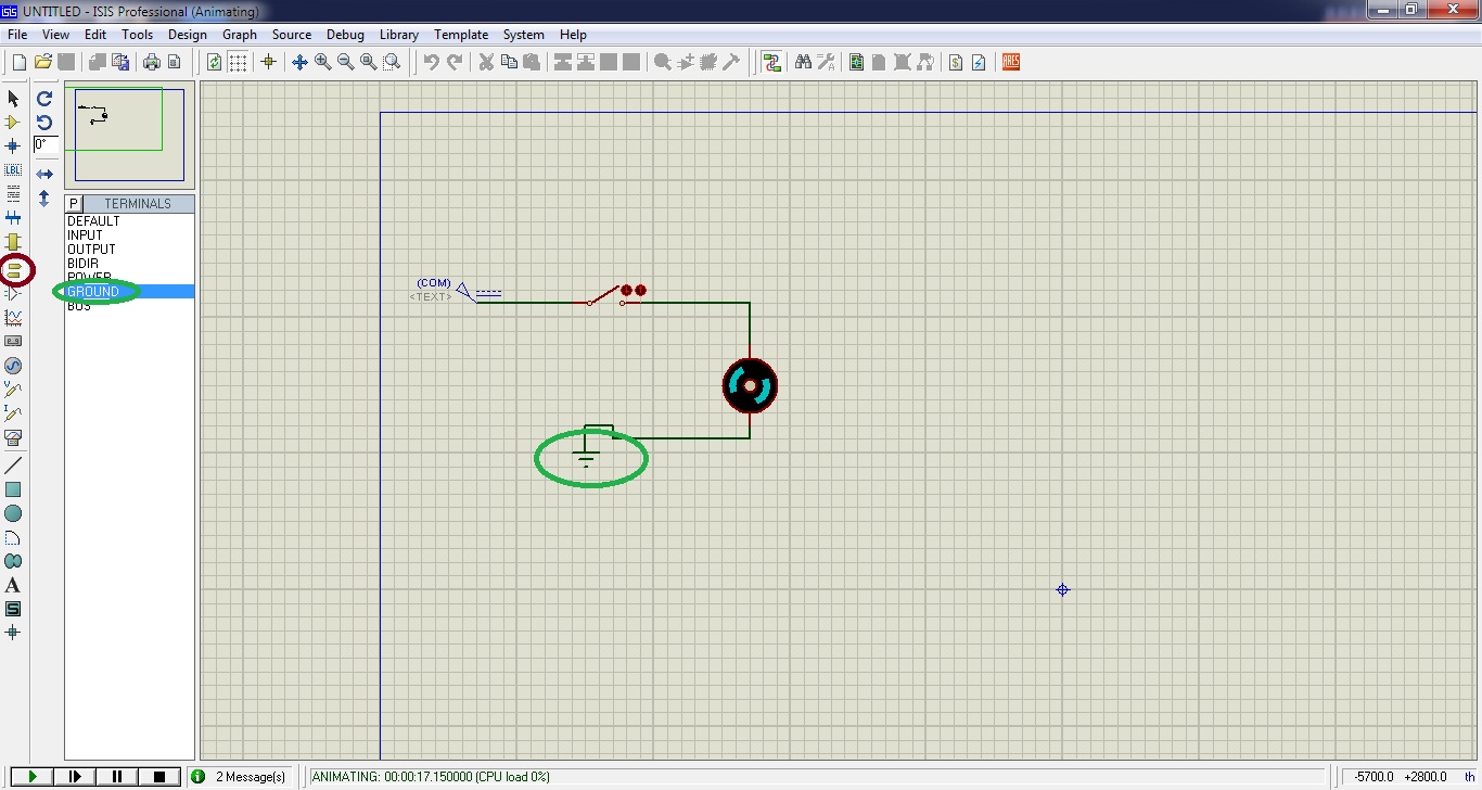 Proteus 7 Professional tutorials: Using a DC motor