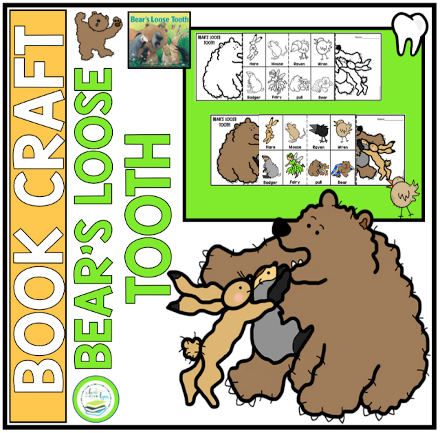 BEAR'S LOOSE TOOTH BOOK CRAFT ~ Book Units by Lynn