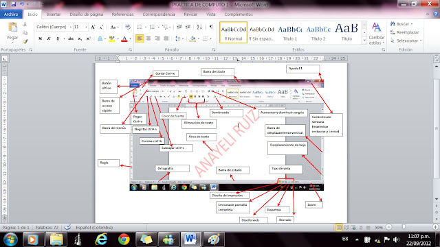 TALLER DE INFORMATICA CAMEM: COMANDOS DE MICROSOFT WORD