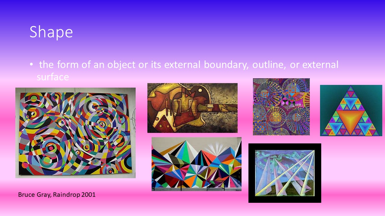 Elements of art assignment