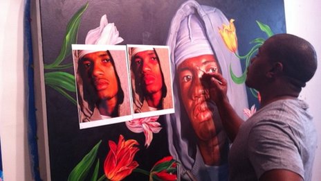 DRAWING AT DUKE: Kehinde Wiley