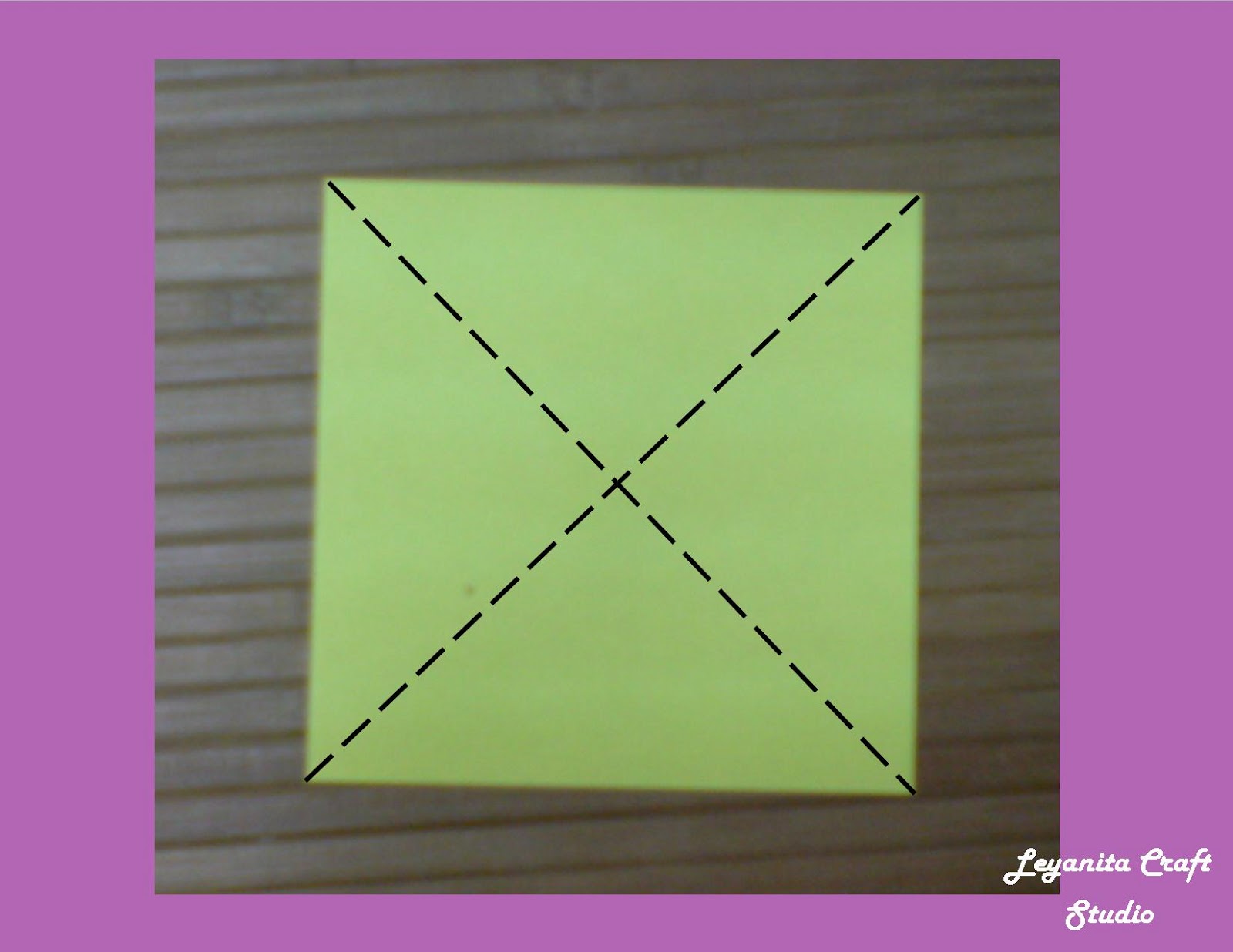 Tutorial: Origami Bunga Tulip | Leyanita Craft Studio