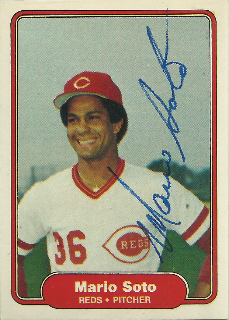 Cincinnati Reds Baseball Card Collector: TTM: Mario Soto