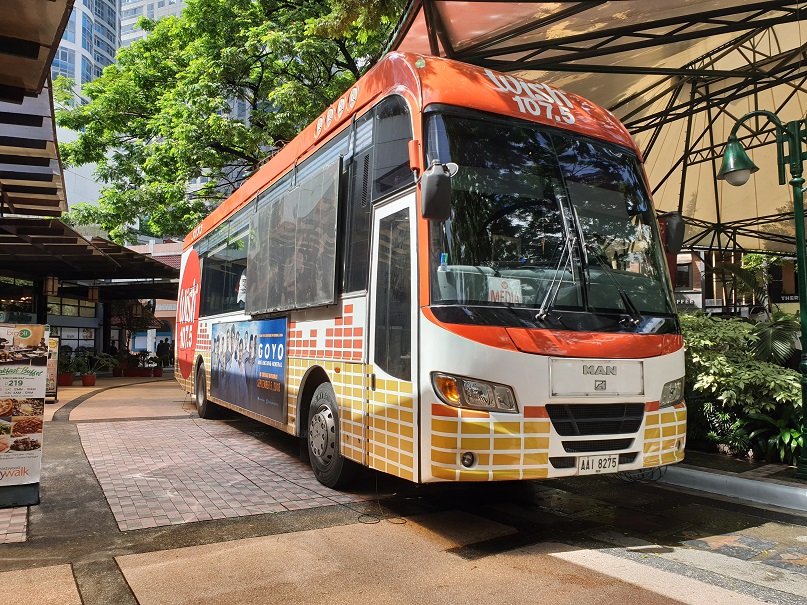 Hollywood Welcomes WISH 107.5 Bus - Erica YuB