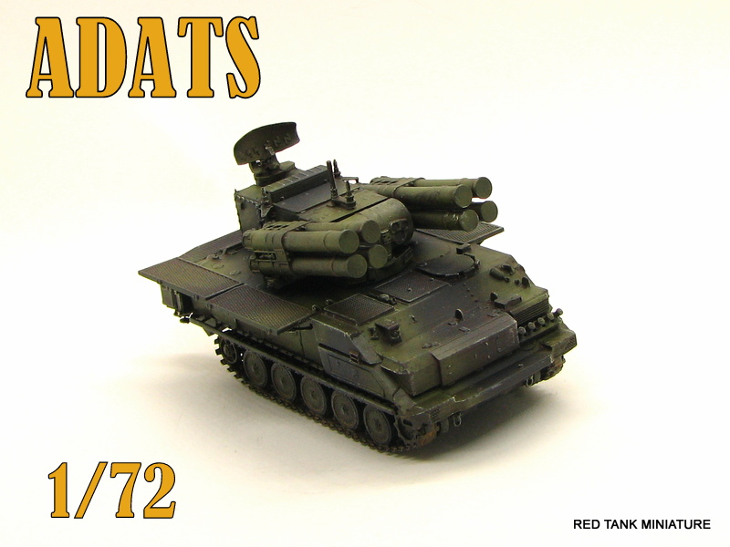 Gulumik Military Models: ADATS 1/72 RED TANK MINIATURE