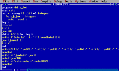 Contoh Program array 1 dimensi | [terlengkap]