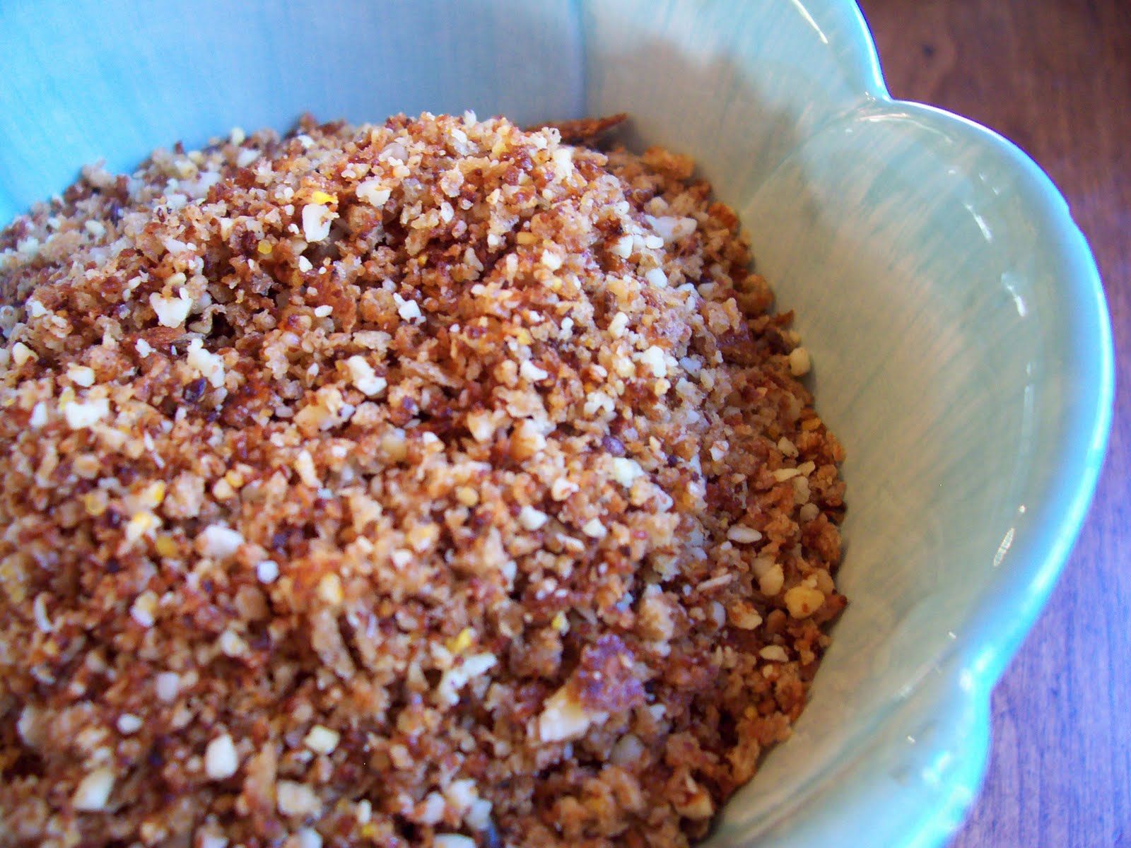 Dinner Peace: Toasted Almond Breadcrumbs