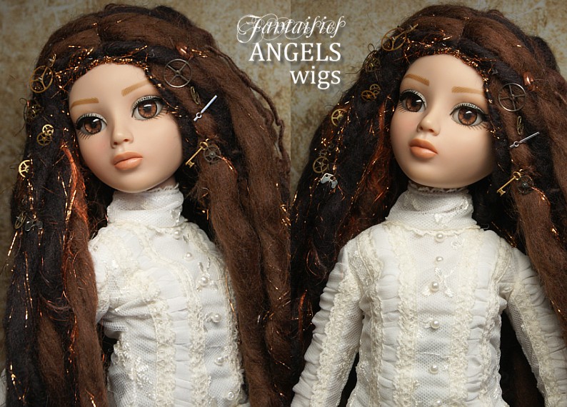 Laurie Lenz ANGELS Doll Studio Blog: Steampunk wig for Ellowyne