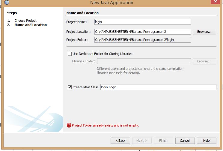 Cara Membuat Login di Netbeans