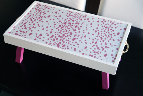 IHeart Organizing: DIY Portable Workspace/Collapsible Tray