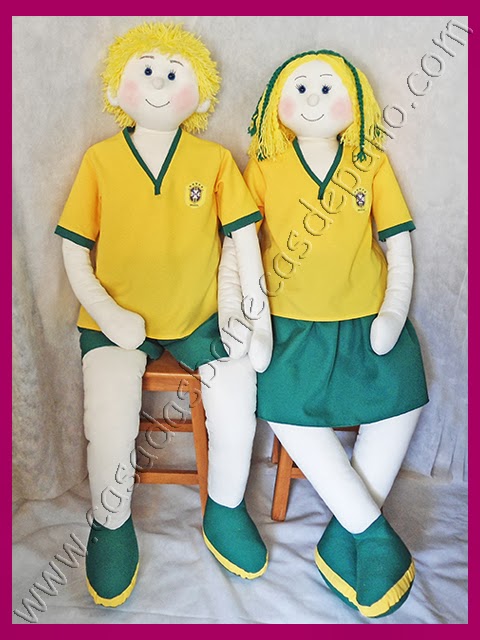 Casa das Bonecas de Pano: Copa do Mundo Brasil 2014