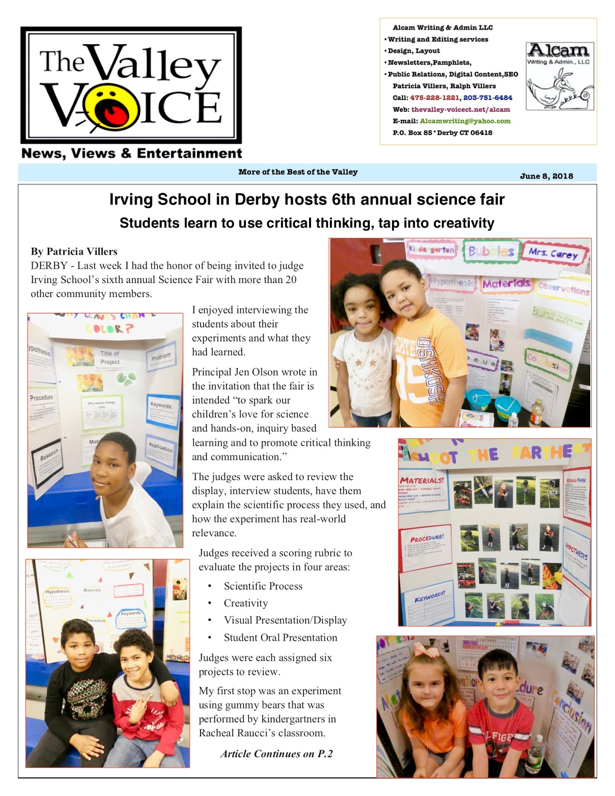 The Valley-Voice Newsletter: June 2018