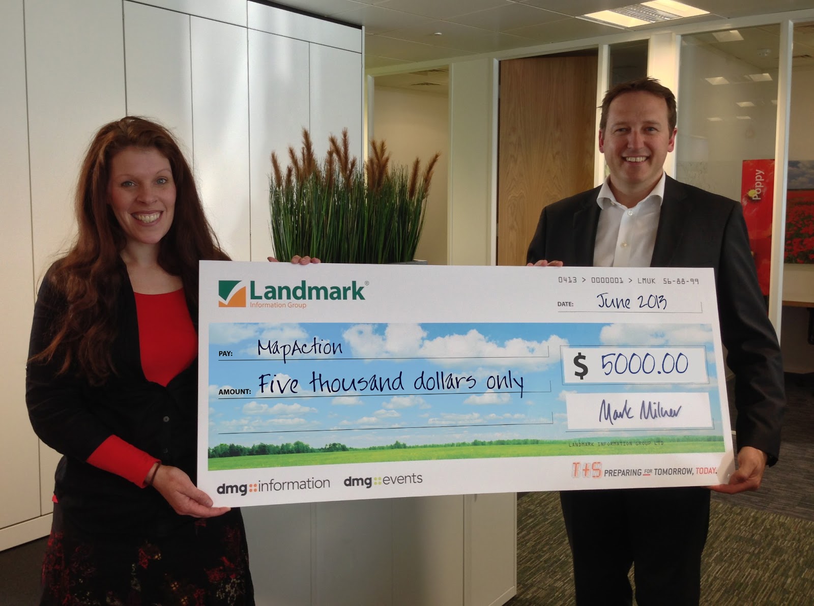 Landmark Information Group: Landmark Information Group donates £3,250 ...