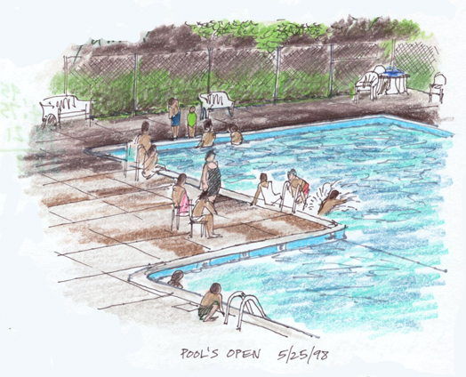 Art By-Products: The Old Swimming Pool 1998