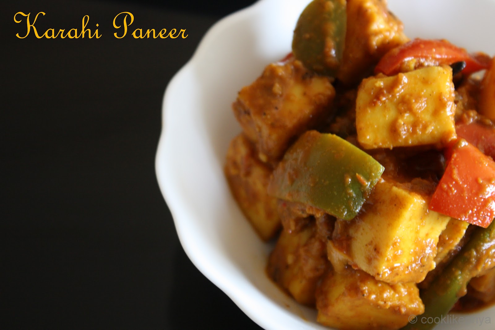 Cook like Priya: Karahi Paneer Recipe | Restaurant style Kadai Paneer ...