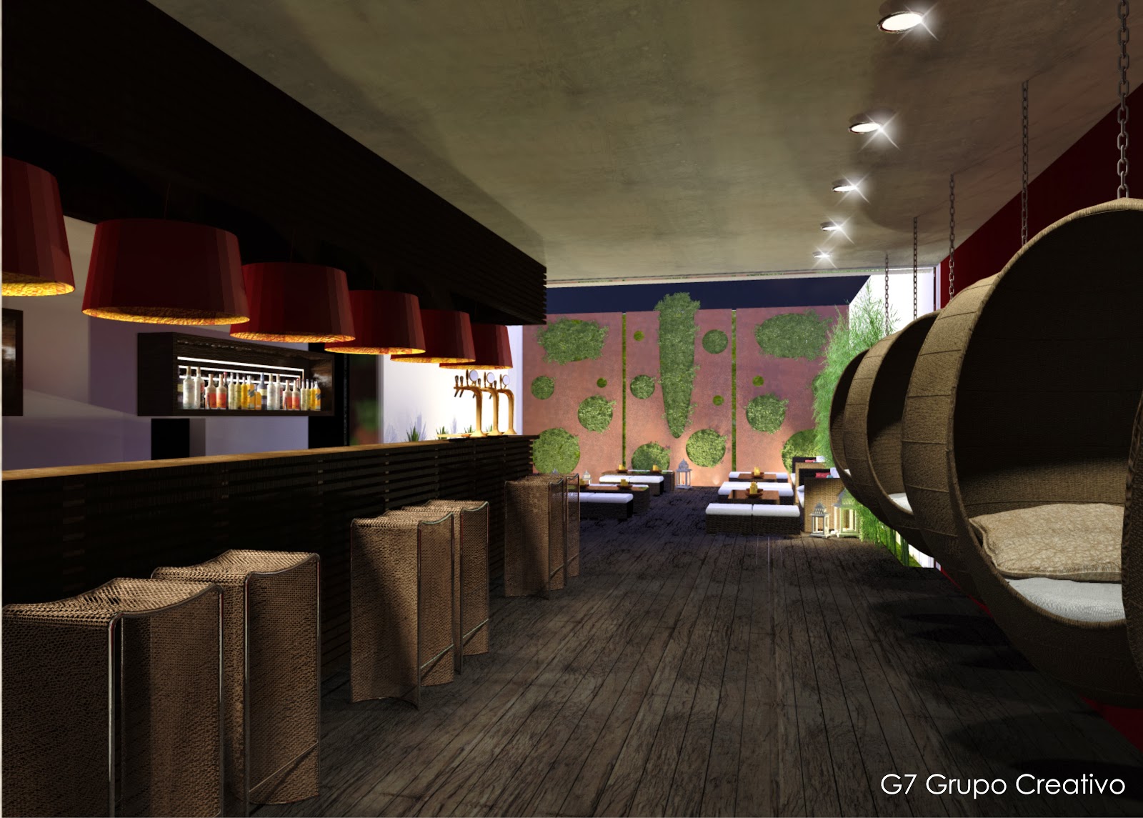 G7 Grupo Creativo: RESTO - BAR CHILLOUT LOUNGE | proyecto