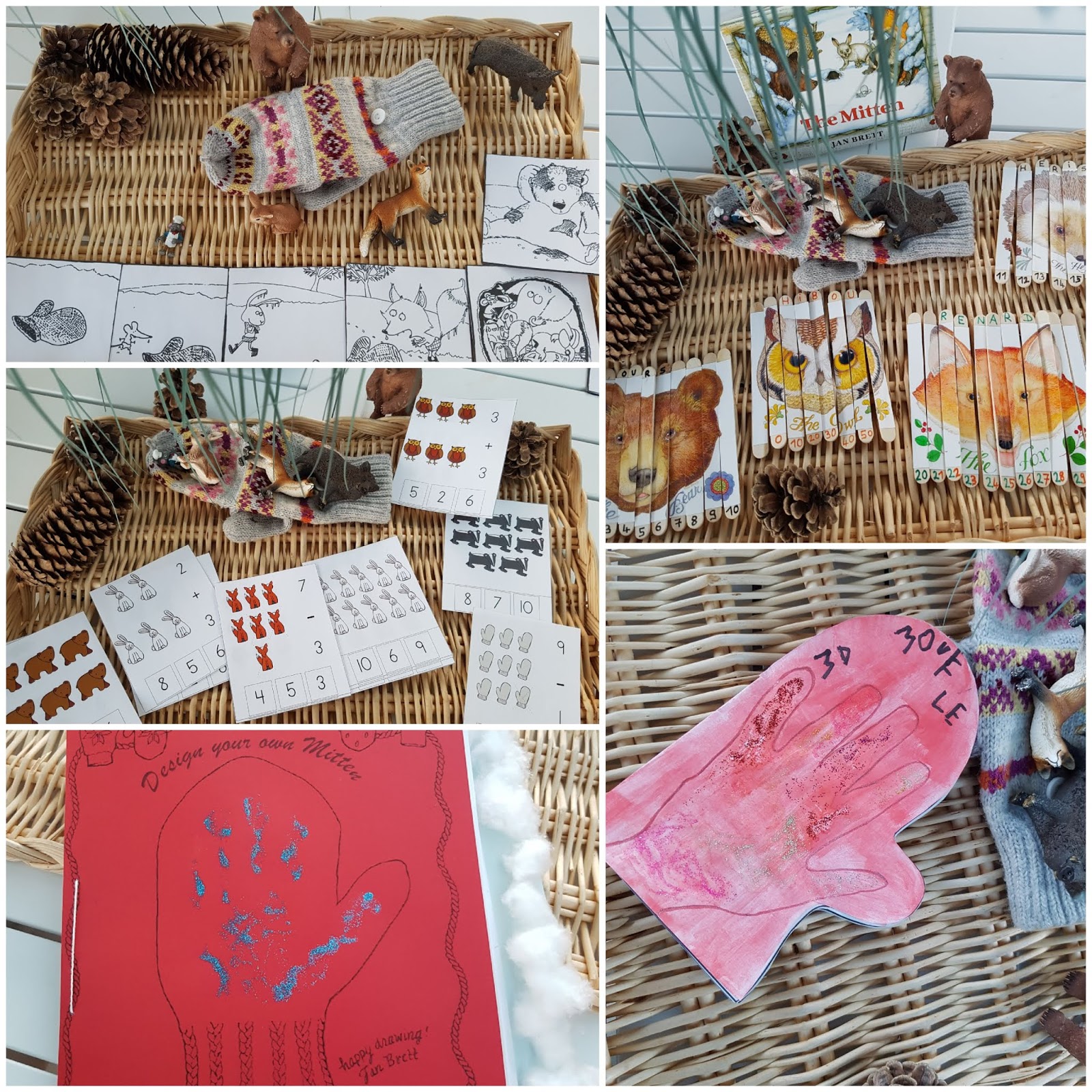 Sous le feuillage: Exploitation Album La moufle maternelle (moyenne ...