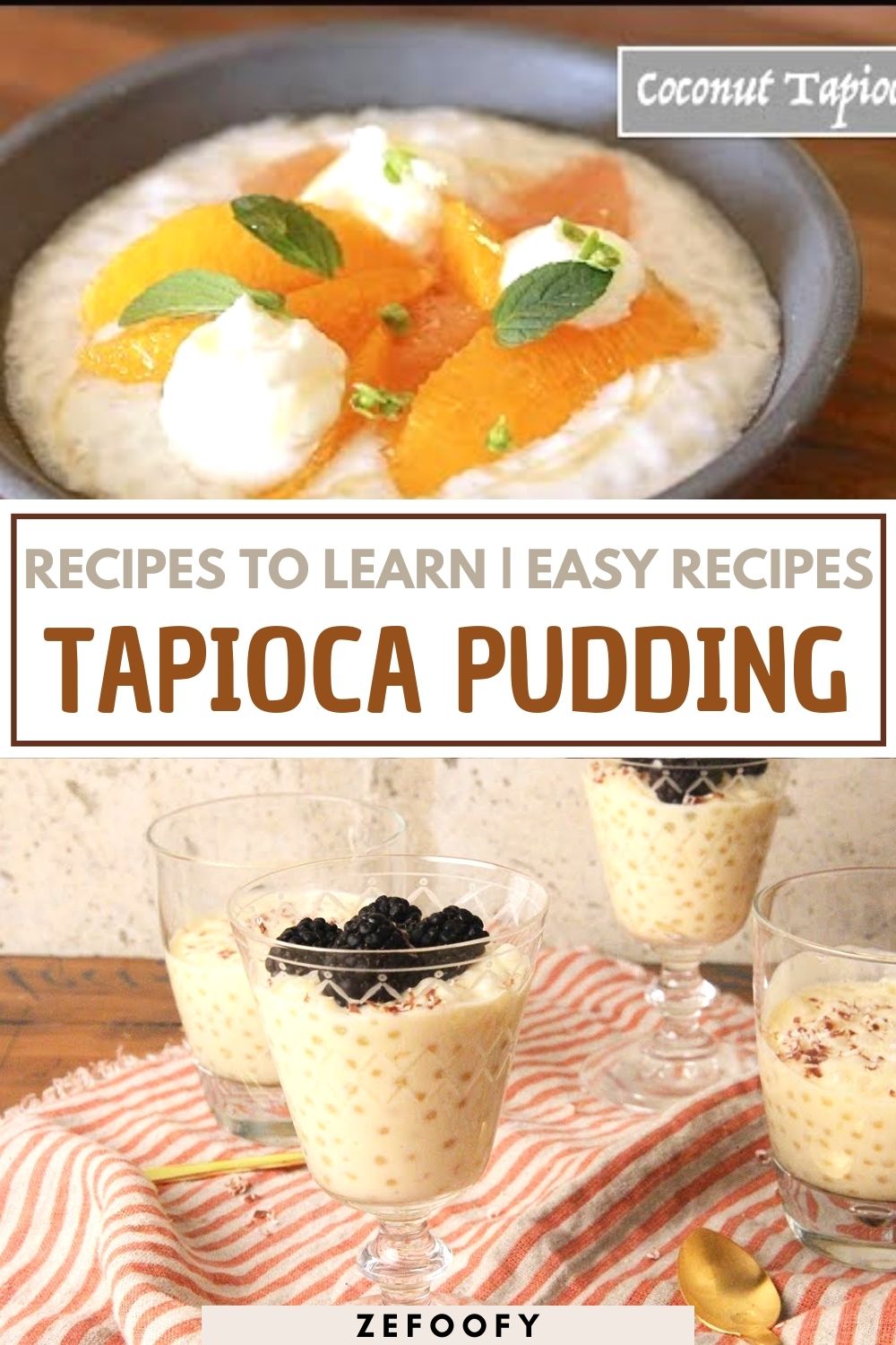 How to Make TAPIOCA PUDDING - RECIPES TO LEARN | EASY RECIPES