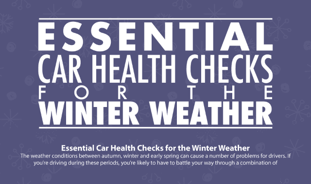 Essential Car Health Checks For Winter Weather #Infographic - Visualistan