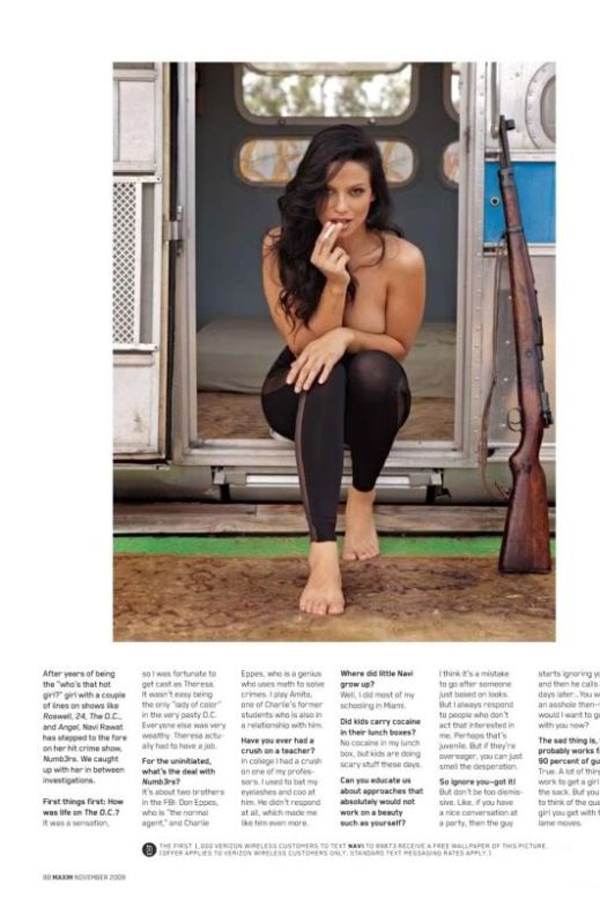 Navi Rawat Unseen Poses For Maxim - On The Spot