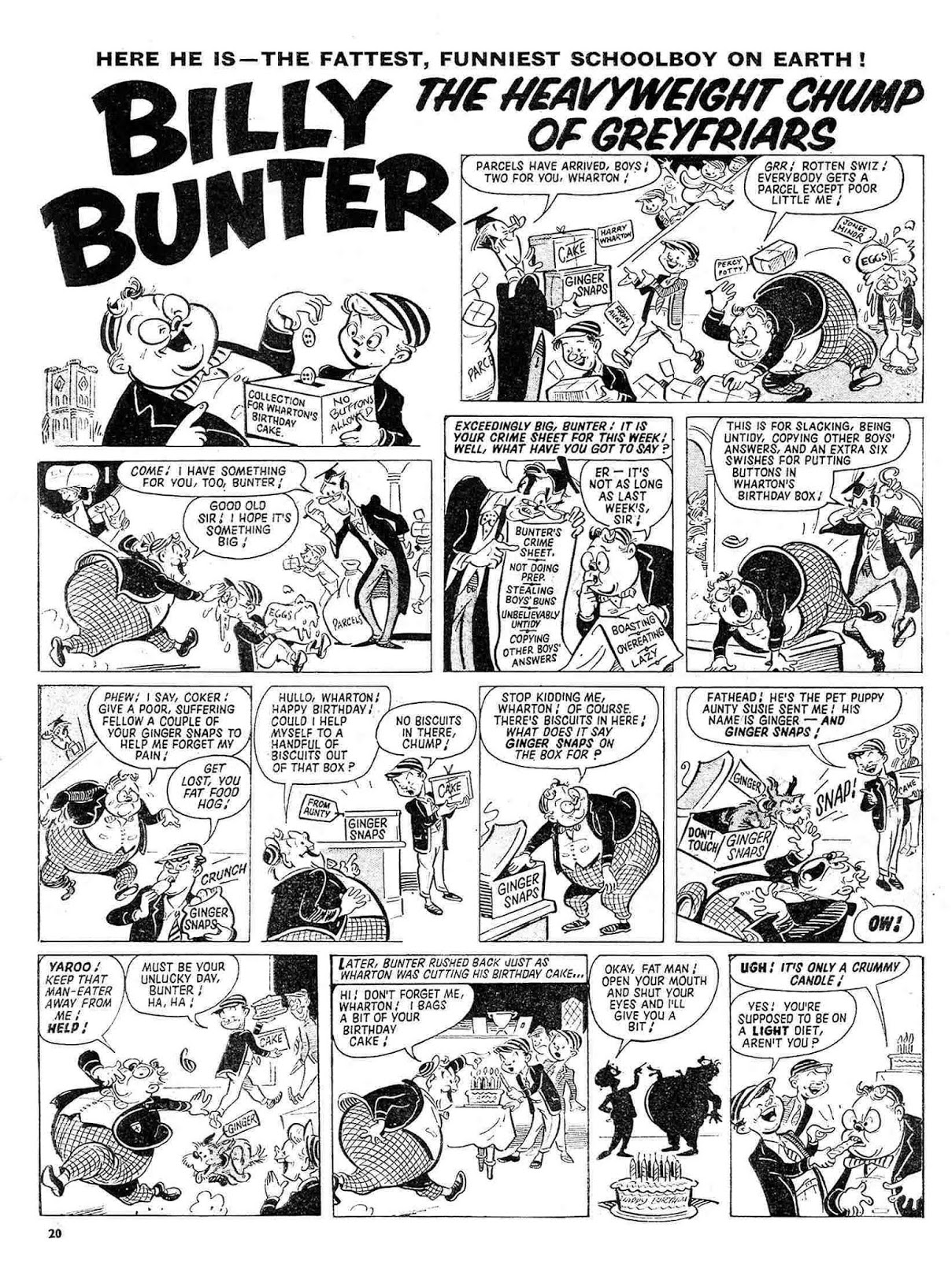 Old-fashioned Comics: Billy Bunter - Valiant 1963-1976 + Special ...