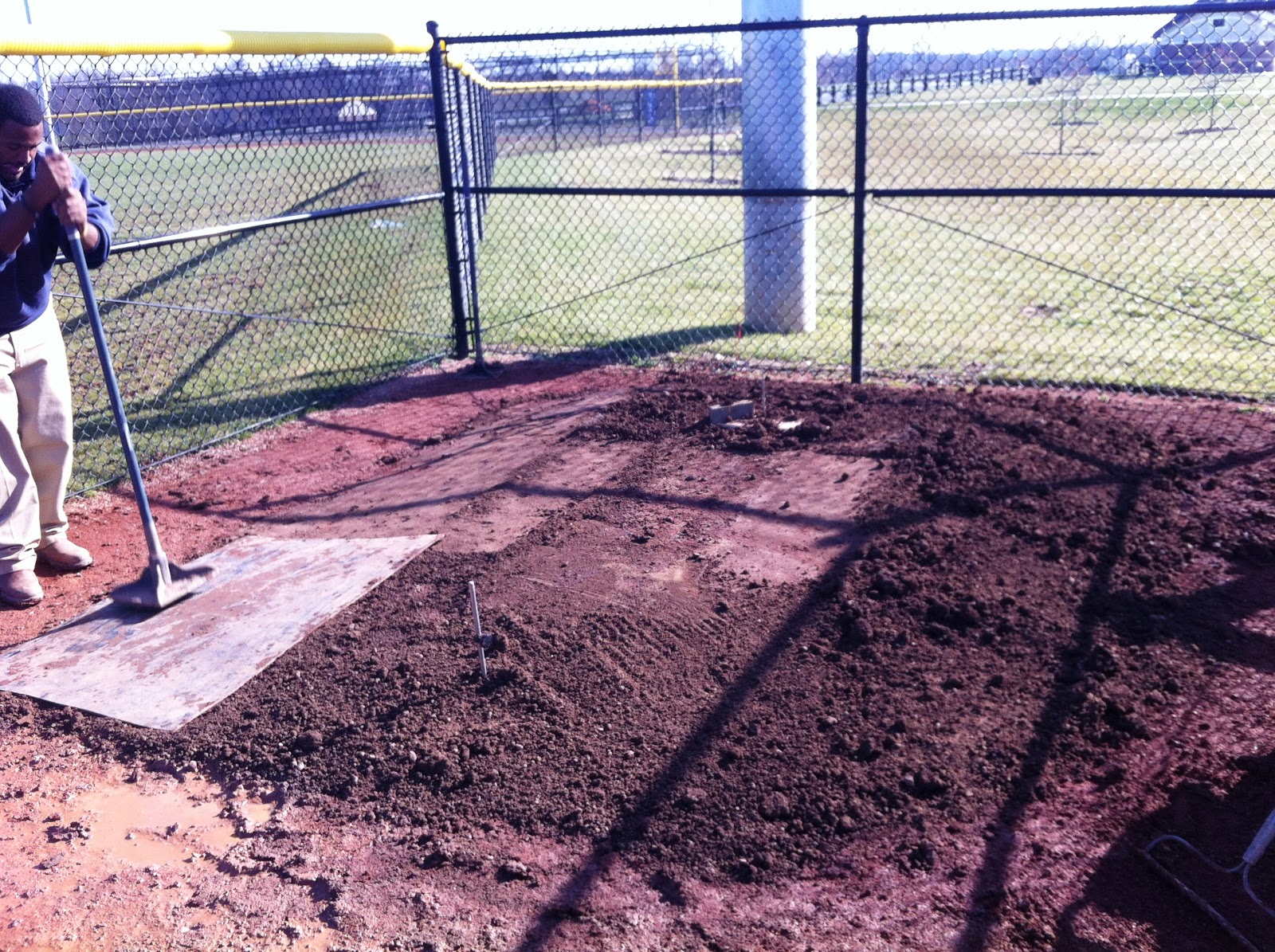Elizabethtown Sports Park Turf and Field Maintenance: Bullpen Mound Build