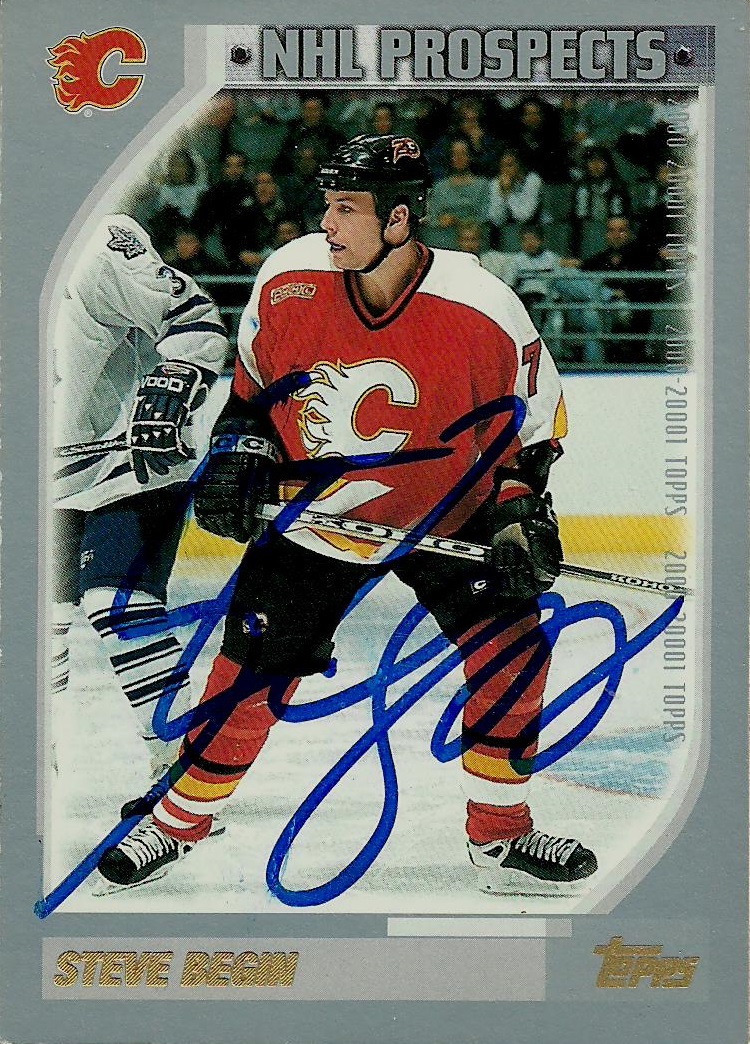 Hell's Valuable Collectibles: Steve Bégin: 3 Autographed Cards