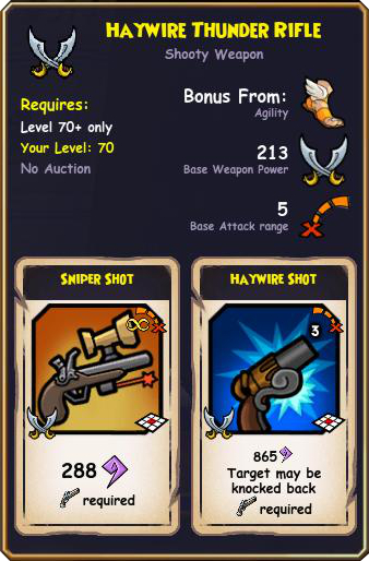 Pirate101 Armada Dreadgnaught and Haywire Weapon Guide - Swordroll's ...