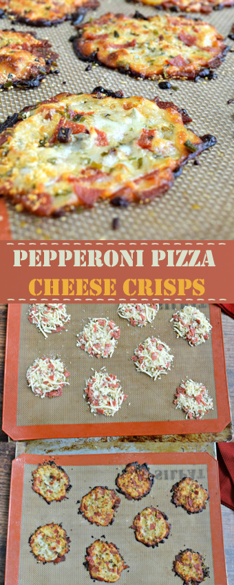 Pepperoni Pizza Cheese Crisps - Healthy Recipes | Clean Eating