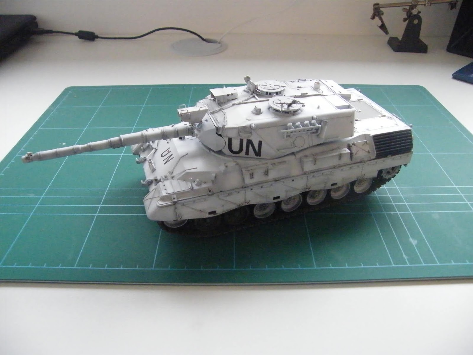 (n)ever finished models: Leopard 1A5DK "First blood"