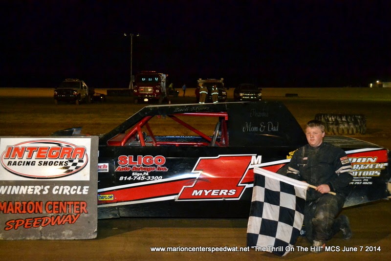 June 7, 2014 at Marion Center Speedway - 2 Super Late Model Features ...