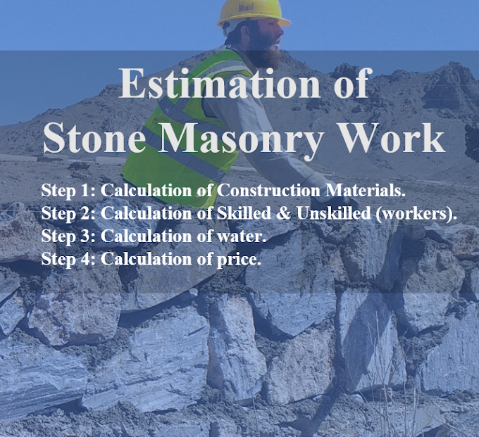 Estimation of Stone Masonry work (Calculation of construction Materials ...