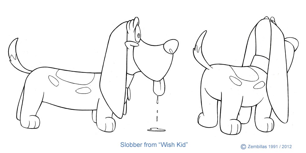 Dog Slobber Drawing