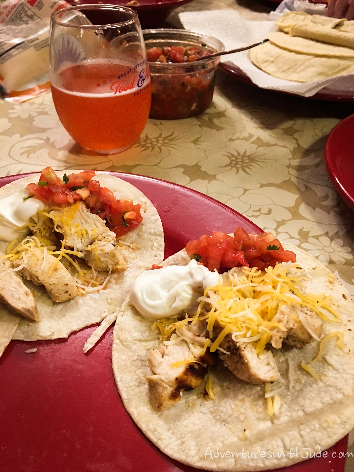 Adventures with Jude: Tequila Sunrise Chicken Soft Tacos (J is for Jose ...