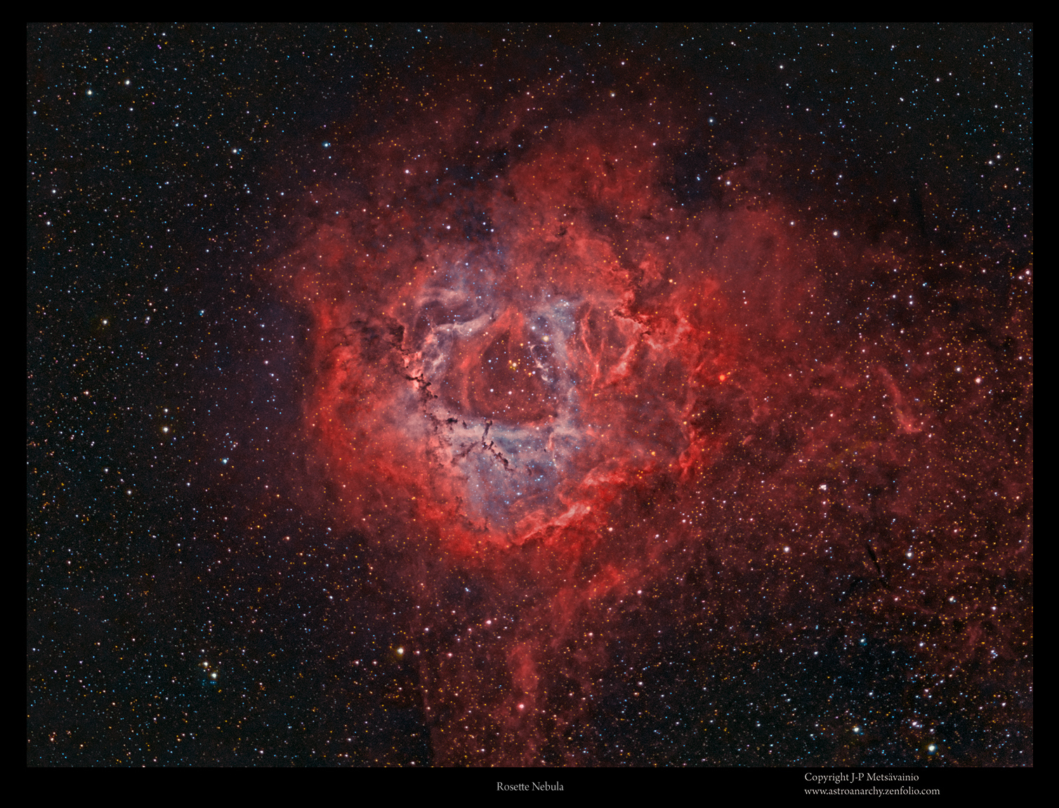 Astro Anarchy: Rosette Nebula, a closeup