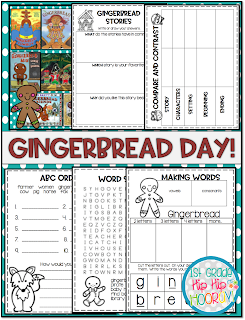 1st Grade Hip Hip Hooray!: Gingerbread Day!