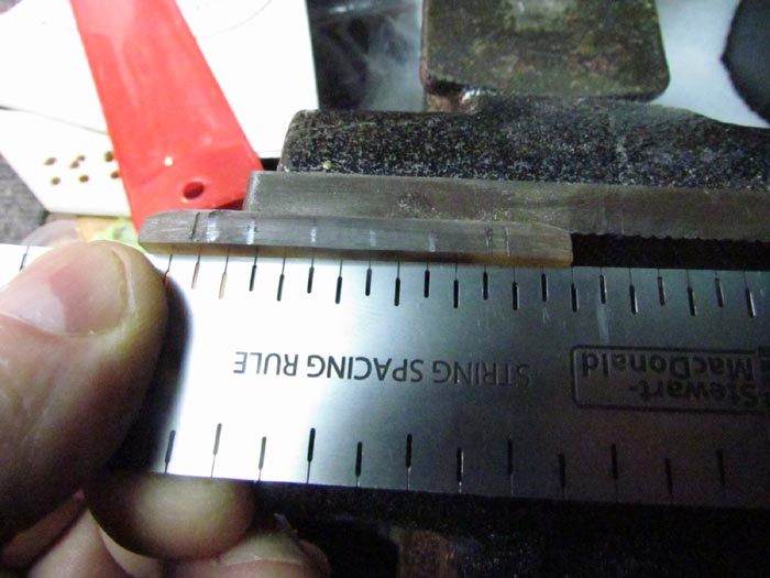 Buffalo Horn Nut for Martin Acoustic Guitar Crawls Backward (When Alarmed)