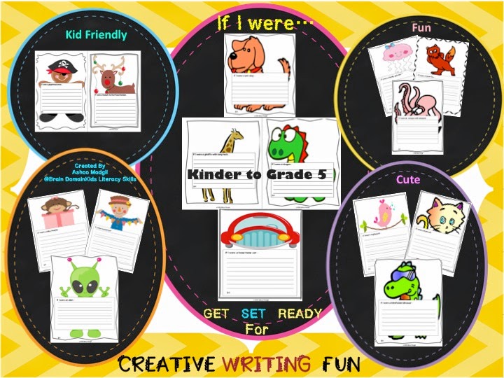 Brain Domain: FUN Writing Prompts Freebie