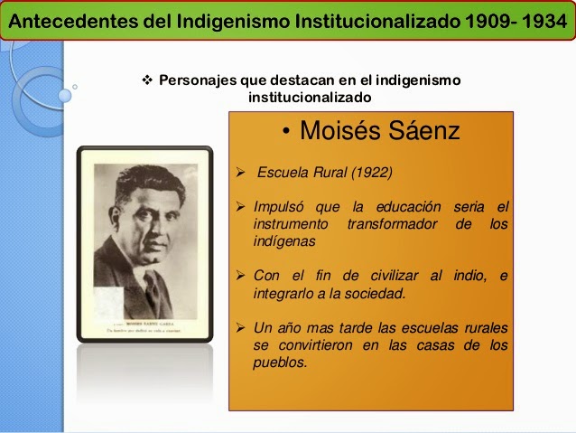 Educación Secundaria: Moisés Sáenz - Educación Secundaria.